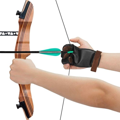 Double Layers Archery Finger Protector Comfortable Bow Hand Guard | eBay