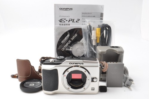 Olympus PEN E-PL2 12.3MP Digital Camera Body Silver From JAPAN ...
