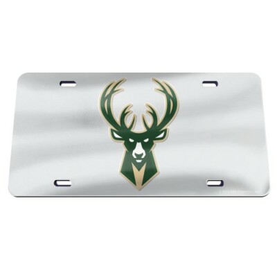 Milwaukee Bucks License Plate Mirrored Acrylic Mirror | eBay