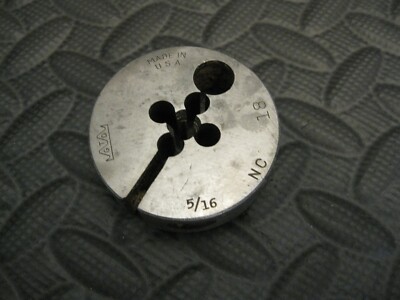 5/16-18 NC Round Split Adjustable Thread Die 2" G.T.D. USA | eBay