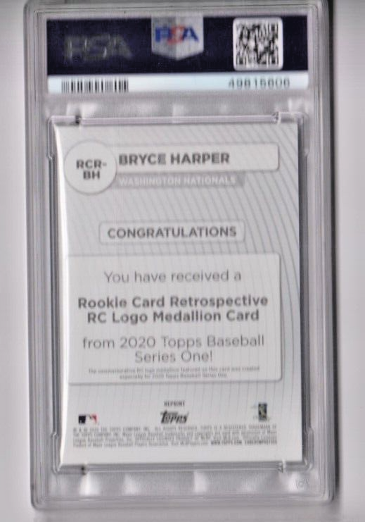2020 Topps - Rookie Card Retrospective Logo Medallions #RCR-BH Bryce ...