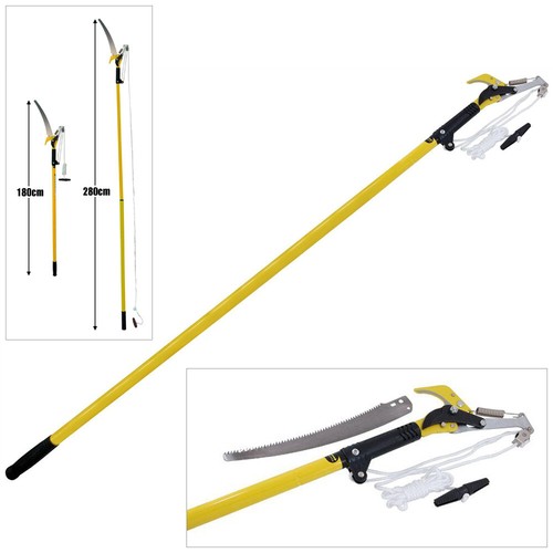 Telescopic Garden Lopper Extendable Tree High Branch Pruner Cutter ...