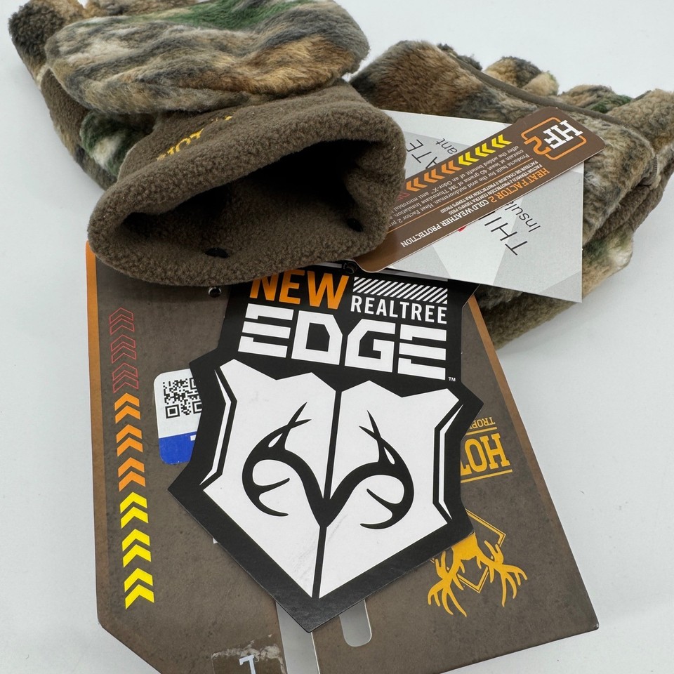 NEW Hot Shot Mens Realtree Camo Thinsulate Glomitt Gloves 25-695C-ED-L ...