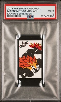 2013 POKEMON HANAFUDA KANTO SEPTEMBER MAGNEMITE/SANDSLASH PSA 9 | eBay
