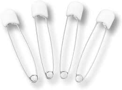 Diapers - Adult XL Jumbo Safety Stainless Steel Locking Pins (White ...