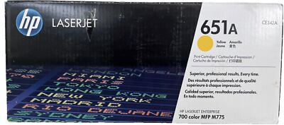 HP 651A Yellow Original LaserJet Toner Cartridge 16,000 pages CE342A ...