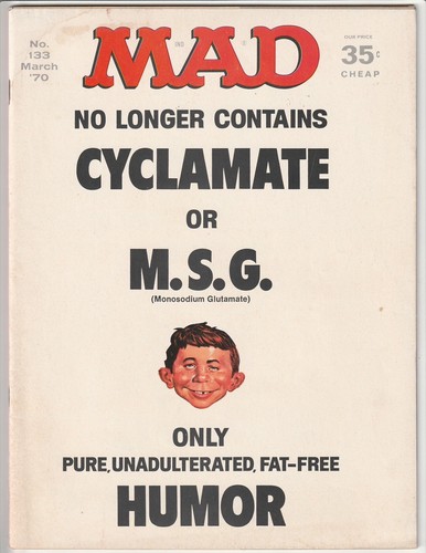 MAD Magazine #133 VG+ cupid b/c #134 Good+ classic Mingo Cover 1970 2 ...
