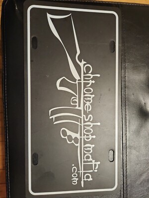 Chome Shop Mafia License Plate | eBay