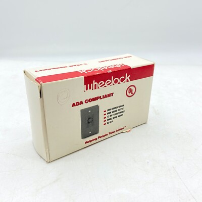 Wheelock MIZ-TC24-R 138482 Red Fire Alarm Mini Horn | eBay