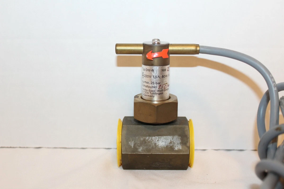 HENKE-SASS FLOW SWITCH/VALVE DW-R-20, 50% OFF