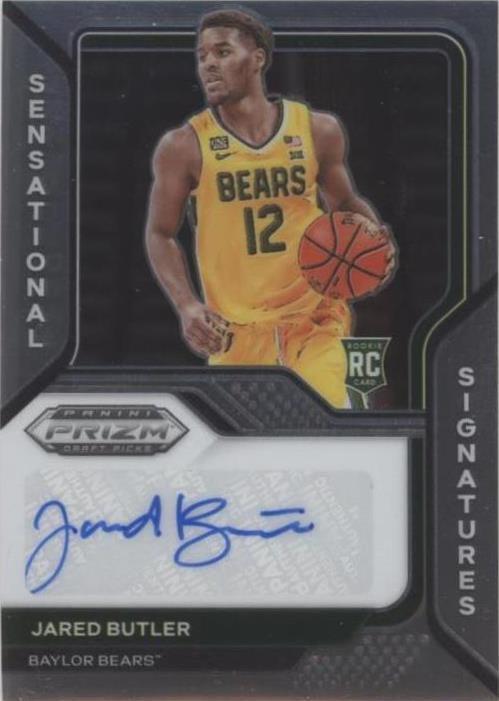 2021-22 Panini Prizm Draft Picks - Sensational Signatures Jared Butler ...