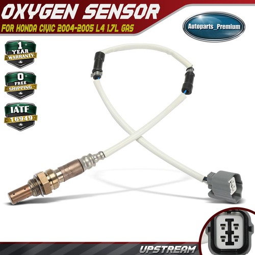 1x Upstream O2 Oxygen Sensor for Honda Civic 2004-2005 L4 1.7L Gas ...