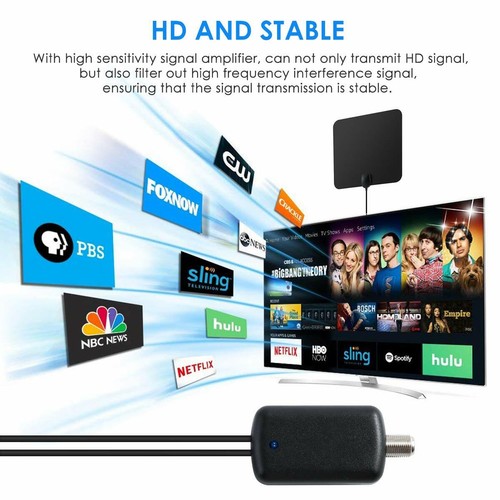 300 Mile Range TV Antenna Digital HD Skywire 4K Antena Digital Indoor ...