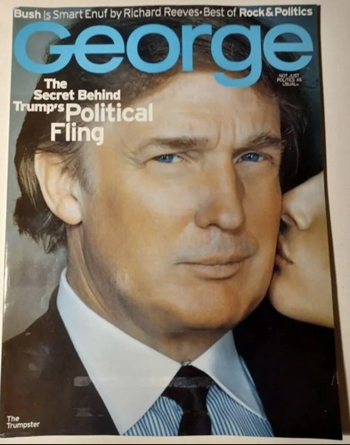 George Magazine Feb 1997 Future, Bill Gates- Trump, JFK, Jr | eBay