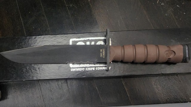 Ontario Knife Company OKC 3S Marine Bayonet - Brown for sale online | eBay