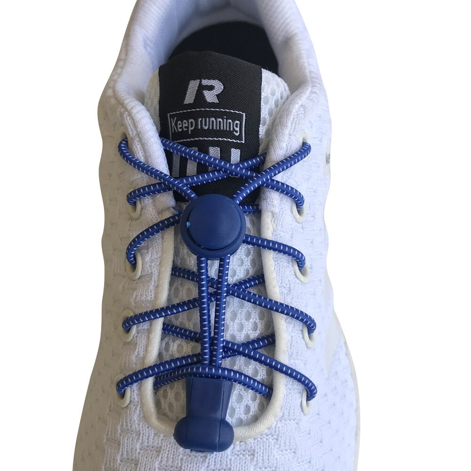 3 pair No Tie Elastic Shoelaces Lock Laces Shoe Strings Sports w ...