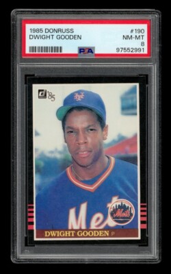 1985 Donruss Set-Break #190 Dwight Gooden Rookie PSA 8 NM-MT | eBay