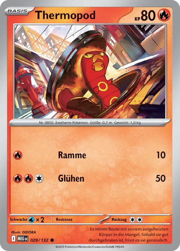 Pokemon Mega Evolutions TCG Card Thermopod KP 80 - 029/132 | eBay