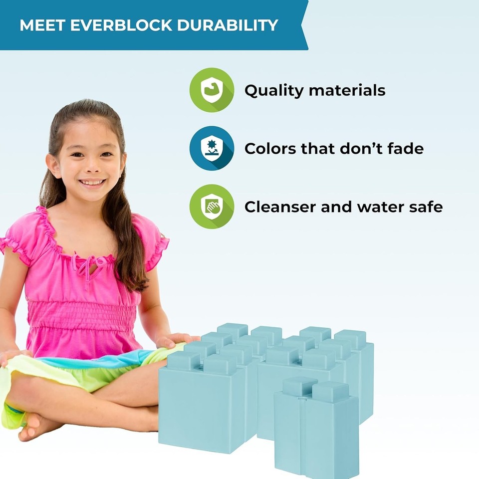 EverBlock Single Color Combo Pack | Giant Building Blocks | Easy to ...