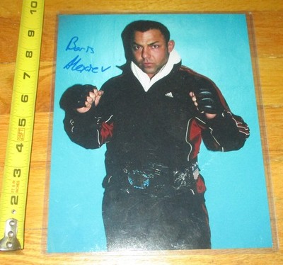 Boris Alexiev Santino Marella signed 8 x 10 Wrestling photo COA WWE TNA ...