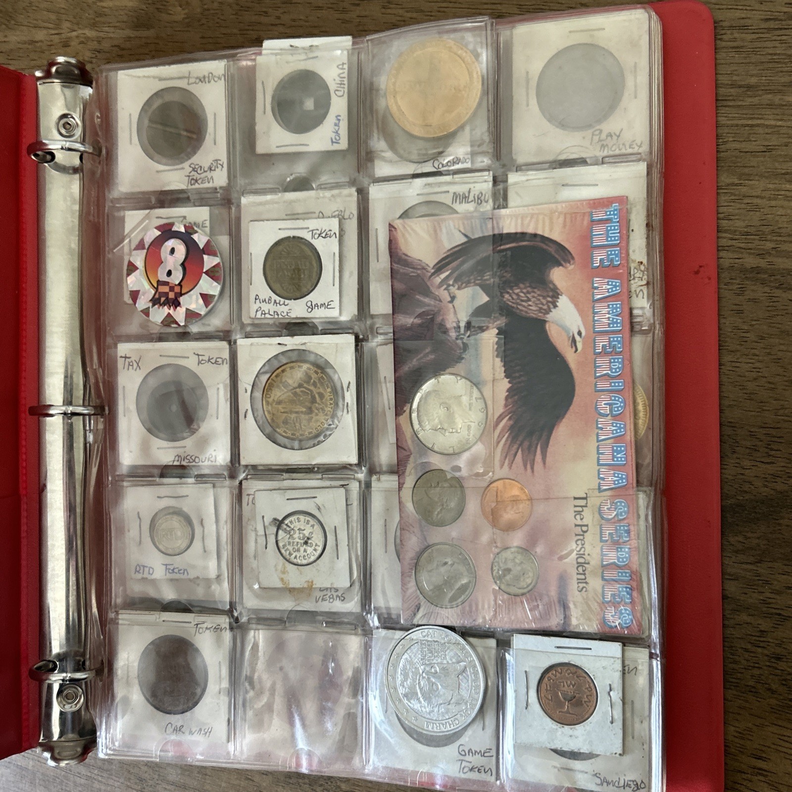 Huge Lot of Tokens Mixed Coins Train Tokens Medals Subway Bus State 69 ...