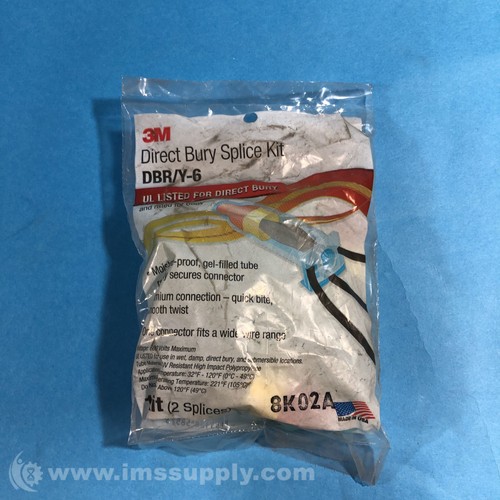 3M DBR/Y-6 Bag of 2 Direct Bury Splice Kit 18-10 AWG FNFP | eBay