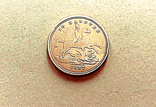 United Kingdom Token 1837 Queen Victoria to Hanover Cumberland Jack | eBay