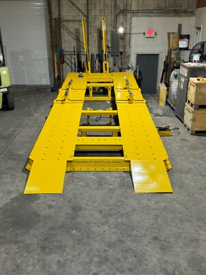 20 FEET 2 TEN TON TOWERS AUTO BODY SHOP FRAME MACHINE EASY TO USE ...