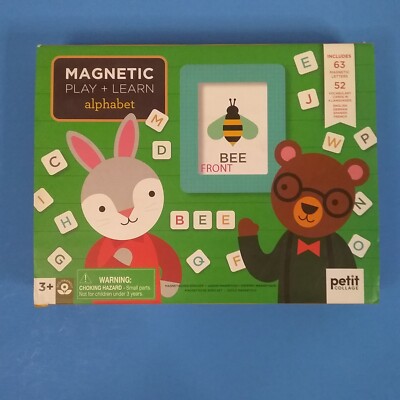 Petit Collage Magnetic Play + Learn Alphabet Ages 3+ Years | eBay