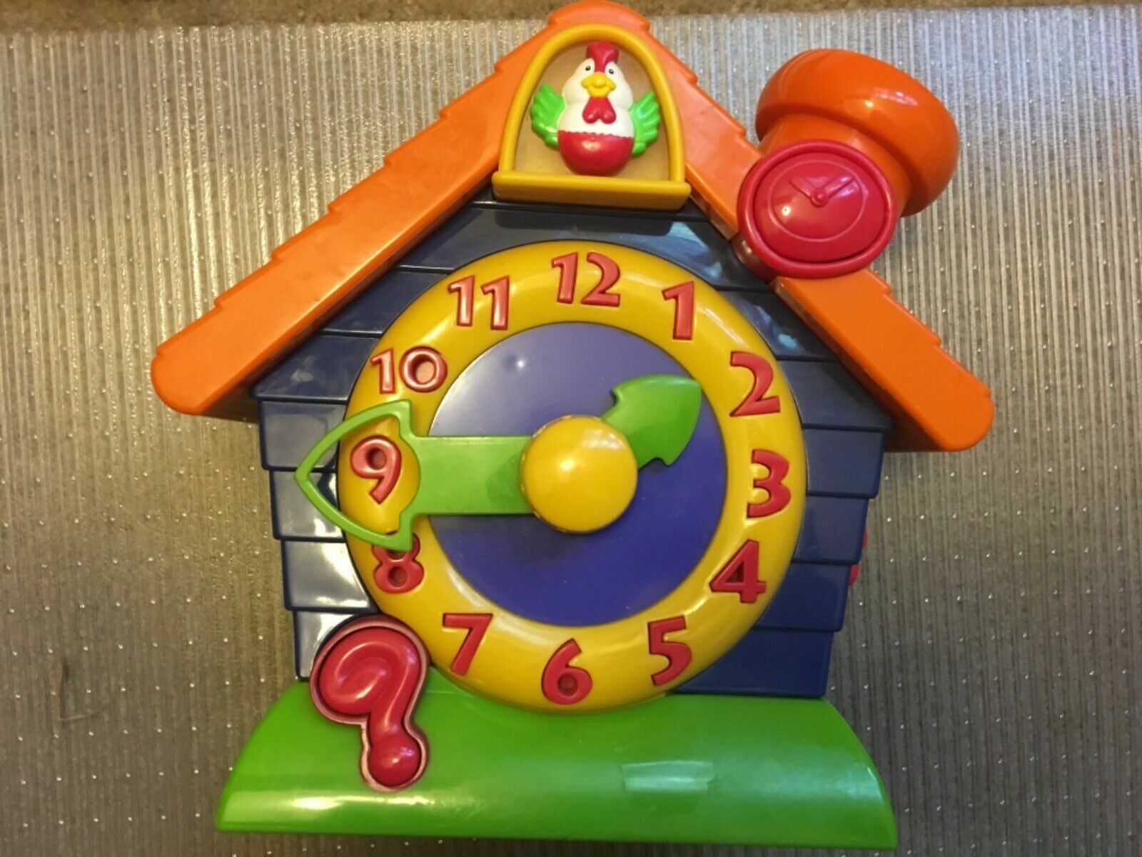 The Learning Talking Educational Clock Learn to Tell Time Toy with Quiz ...