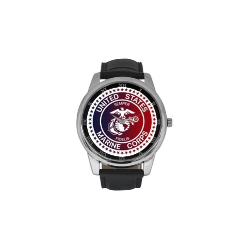 USMC MARINE CORPS Leather Watch | eBay