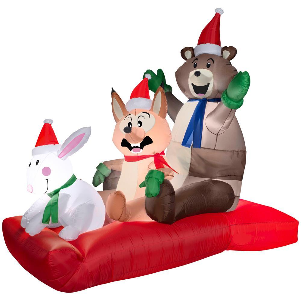 Inflatable Christmas Husky