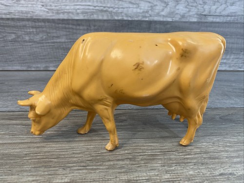 Vintage Hartland Plastics Jersey Cow Farm Animal Cattle | eBay