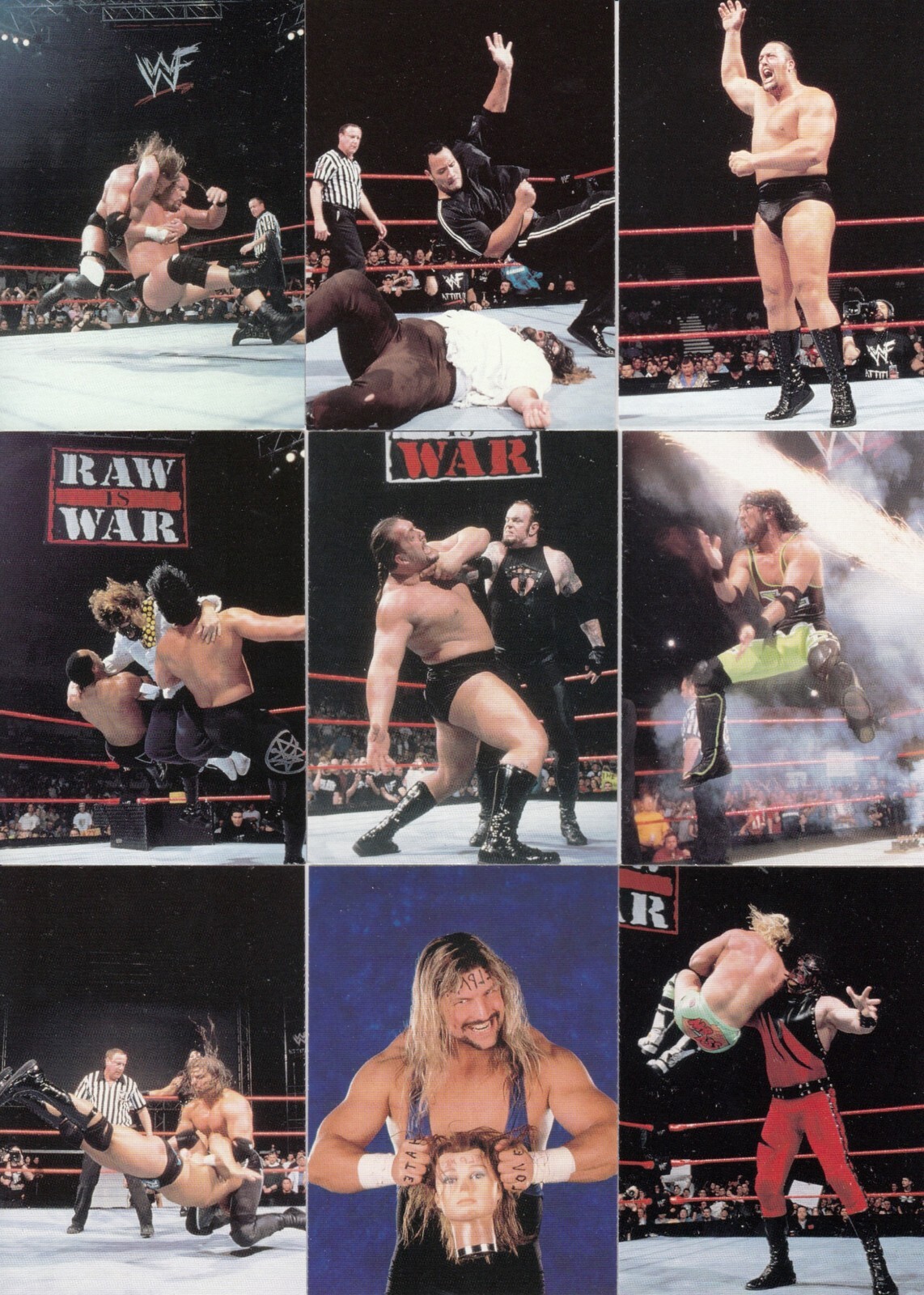 Wrestling WWF Smackdown 1999 Comic Images Complete Base Card Set of 72 ...