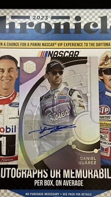 Daniel Suarez 2023 Panini Chronicles Elements Racing Auto Autograph | eBay
