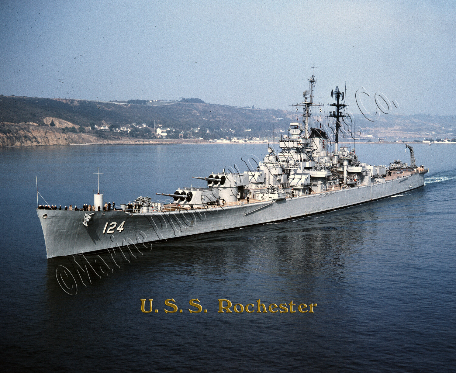 USS ROCHESTER CA 124 San Diego Photo Print Personalized US Navy 1958 | eBay