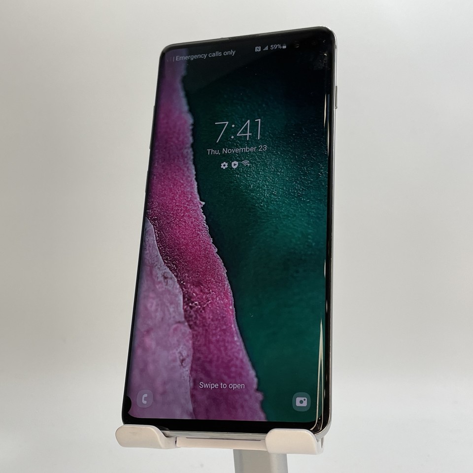 Samsung Galaxy S10+ - SM-G975U - 128GB - Prism White (At&t - Locked ...