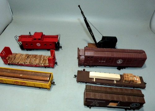 HO Vintage Logging Camp Lot 7 Cars | eBay