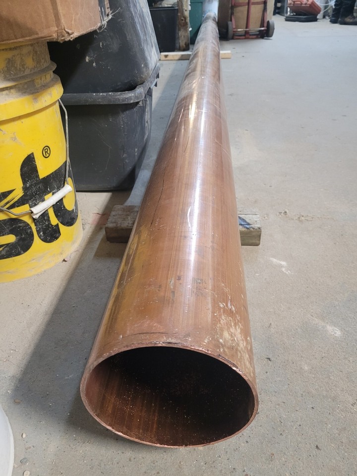 Mueller 6-1/8" O.D. ACR/MED 6 Type L Copper Tube (Priced by foot 12 ...