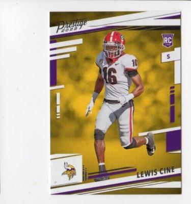 2022 Panini Prestige Lewis Cine RC #363 Minnesota Vikings | eBay