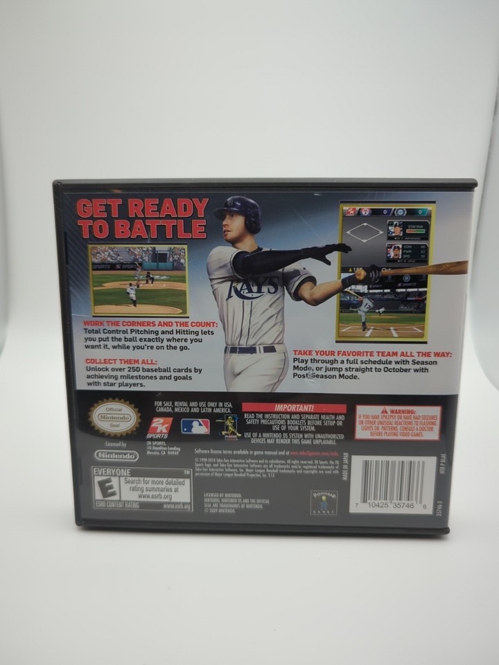 Major League Baseball 2K10 (Nintendo DS, 2010) 710425357466| eBay