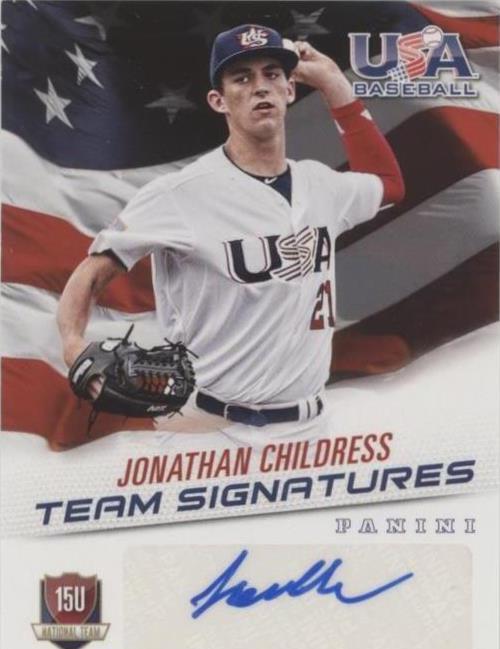 2015 Panini USA Baseball - Box Set 15u National Team Jonathan Childress ...