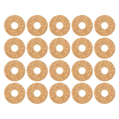 20Pcs/pack Grips for Guitar Picks Cork Guitars Plectrums Pick Grip Self ...