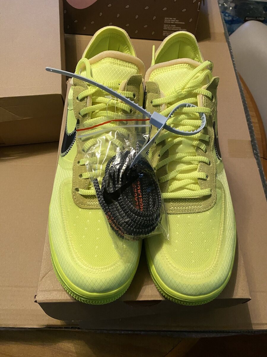 Size 11 Nike Air Force 1 Low x OFF-WHITE Volt | eBay Size 11 Nike Air Force 1 Low x OFF-WHITE Volt | eBay