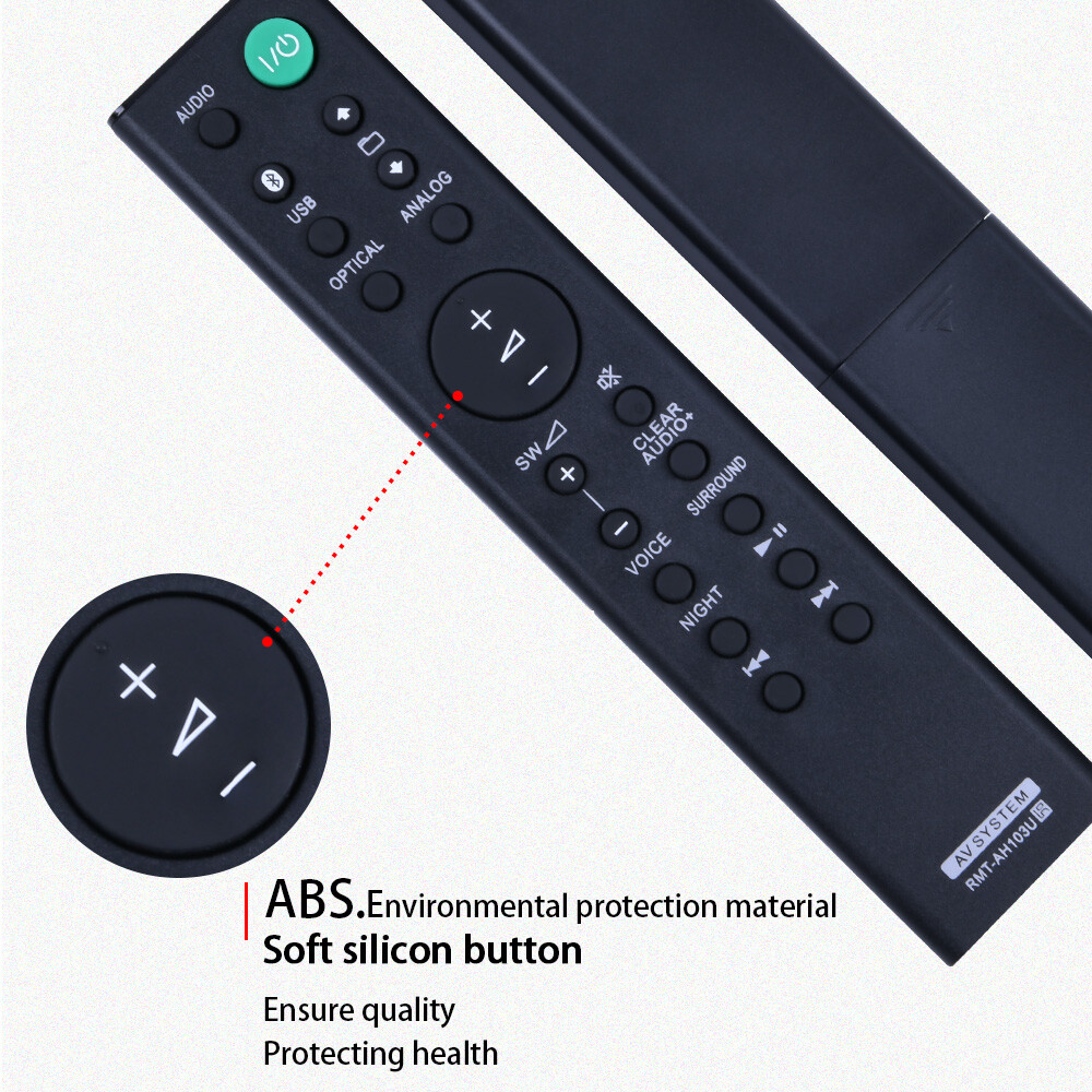 New RMT-AH103U For Sony Sound Bar Remote Control HT-CT80 SA-CT80 HTCT80 ...