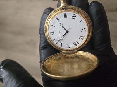 Vintage Mechanical Timex Pocket Watch- Running Smoothly | eBay