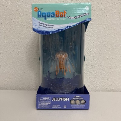 Rare 2015 Hexbug Aquabot orange Jelly Fish Brand New Sealed /smart Fish ...