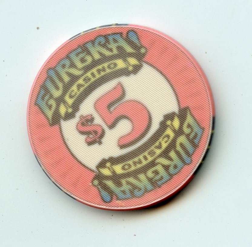 5.00 Chip from the Eureka Casino Black Hawk Colorado Mt Harvard | eBay