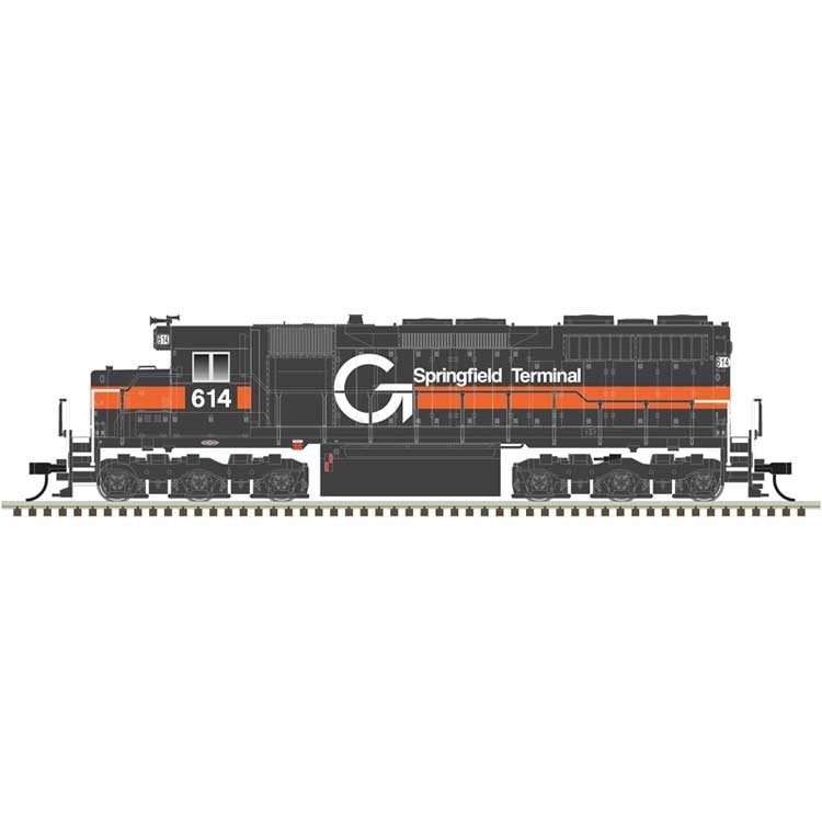 10004454 HO Atlas EMD SD35 Low Nose - Standard DC Guilford ST #614 gray, orange, | eBay