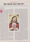 World Politics Nation Magazine 2008 Election Jesus Vote New ...